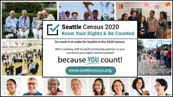 Seattle Census 2020 - Know your rights and be counted! - Parkways
