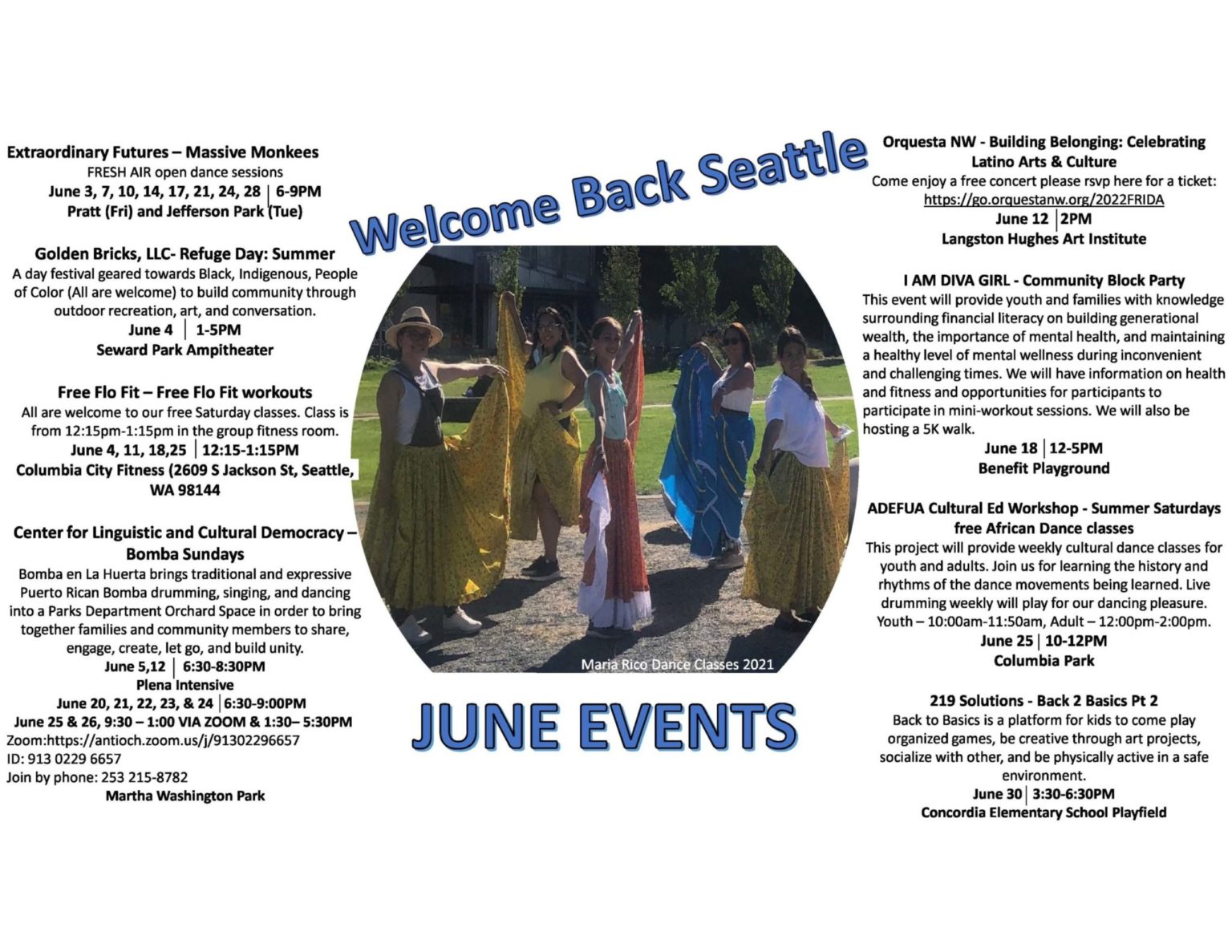 June Events in Parks - Parkways