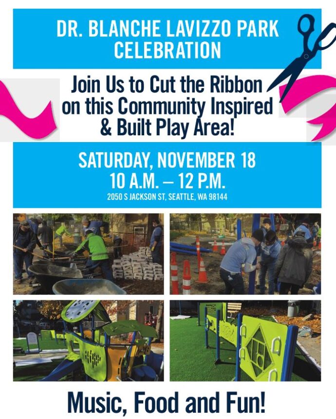 Community Celebration & Ribbon Cutting for Dr. Blanche Lavizzo Park ...