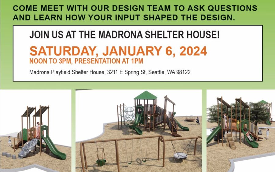 Community Invitation to Review Madrona Play Area Schematic Design ...