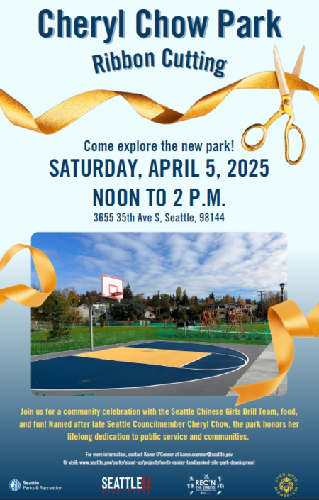 New Cheryl Chow Park Opens in Rainier Valley - Parkways