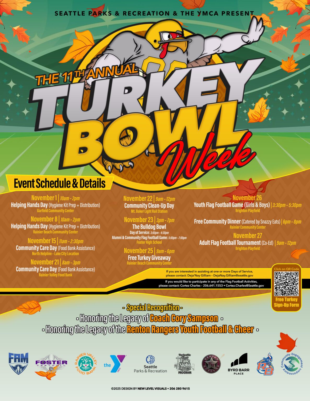 Join Us for the 11th Annual Turkey Bowl Week - Parkways